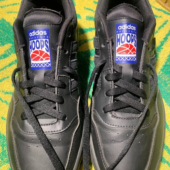 adidas | Shoes | Mens Size 8 Adidas Presents Hoops 30 Black On Black ...